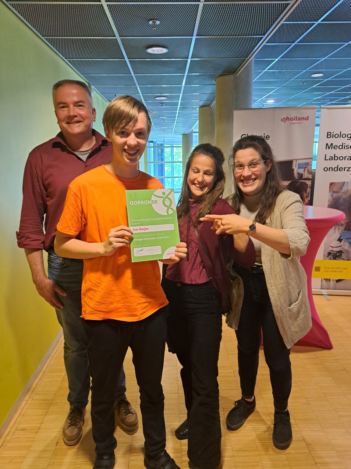 Finalist Biologie Olympiade Junior | Alkwin Kollege